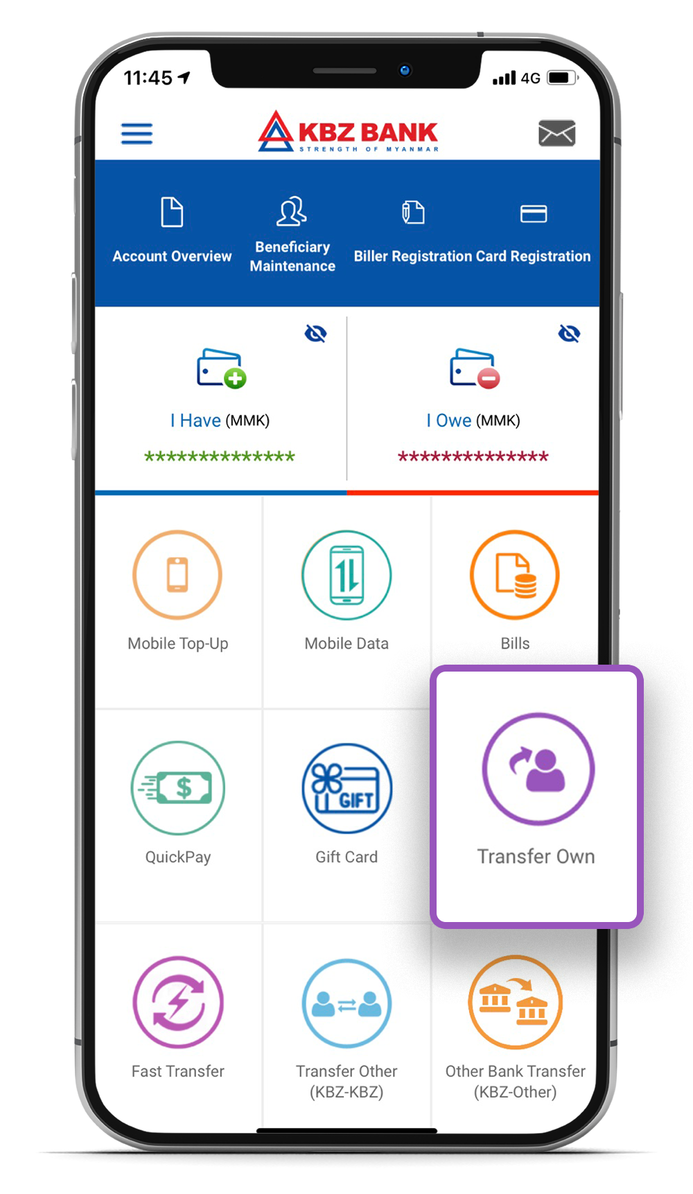 Personal Mobile Banking - KBZ mBanking