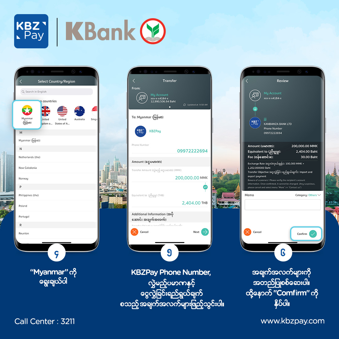 KBZPay and K PLUS partner to offer cross-border digital remittance from ...